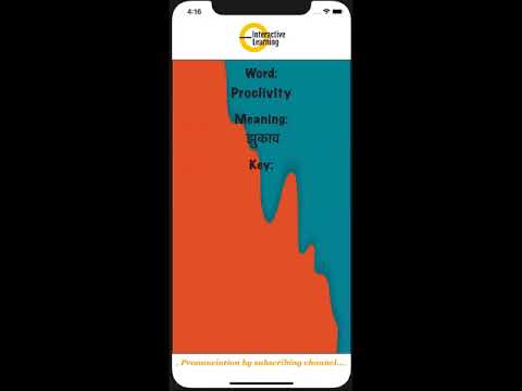 Proclivity Learn Hindi Meaning Pronunciation Synonyms, हिंदी में मीनिंग मतलब English Vocabulary Fun