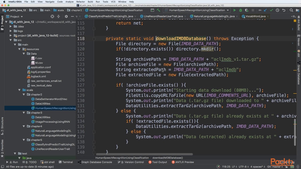Deep Learning with Java : Preparing Input Speech Data  | packtpub.com