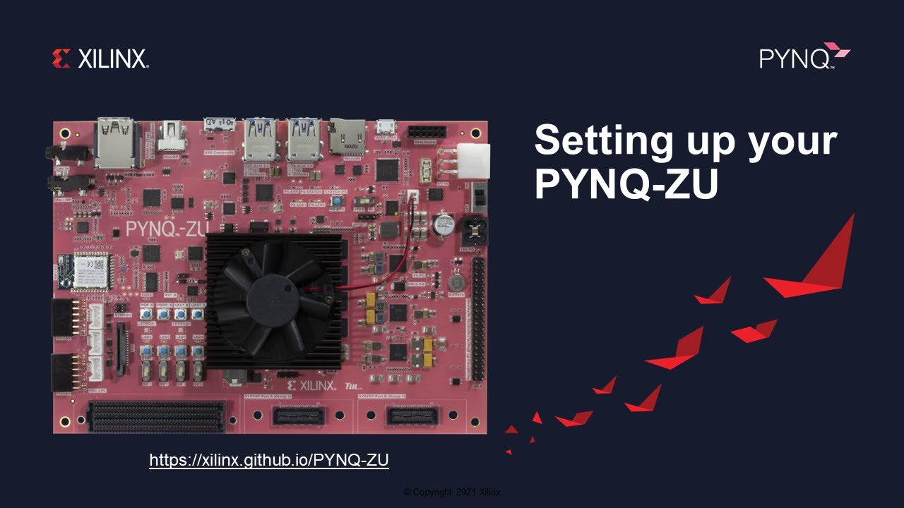 Getting started with the PYNQ-ZU board