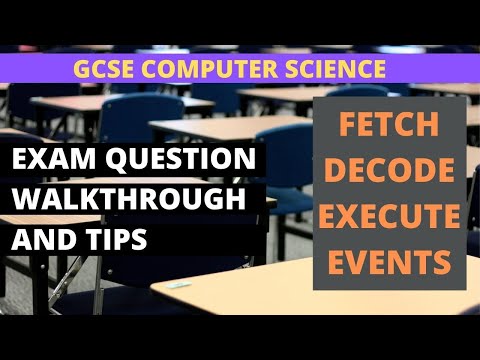 Fetch Decode Execute Cycle | Exam Question Walkthrough