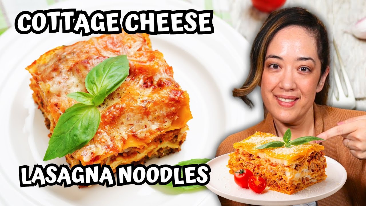 Make Keto Lasagna Noodles out of Cottage Cheese!