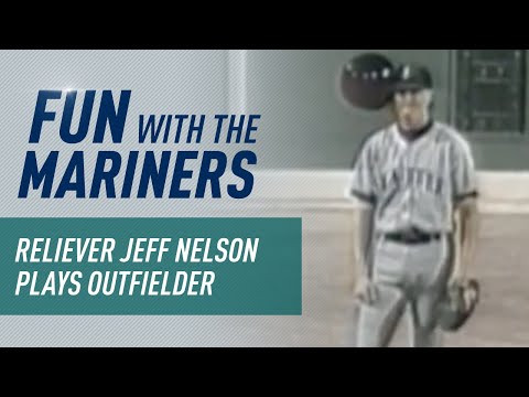 Reliever Jeff Nelson Plays Outfielder