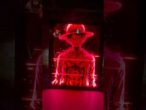 🖼️ LUFFY - ONE PIECE | NEON FRAME・ STL File for 3D printing・Cults