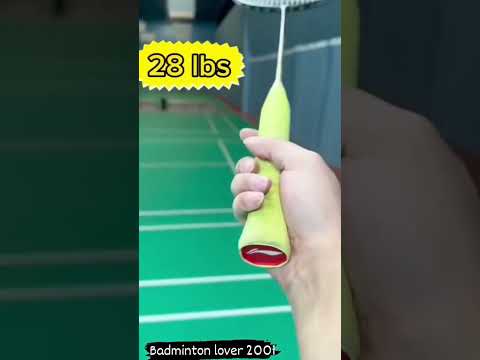 26 lbs to 100 lbs sound 🔊in #badminton racket😈😈