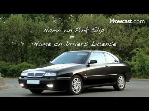 How to Get a Title for a Car