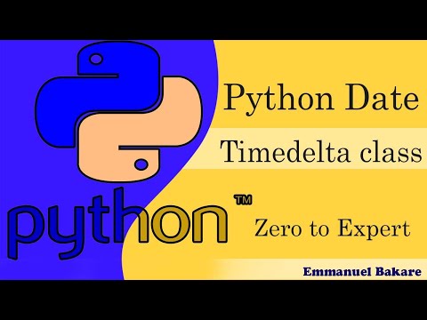 57 Python Date- Timedelta Class