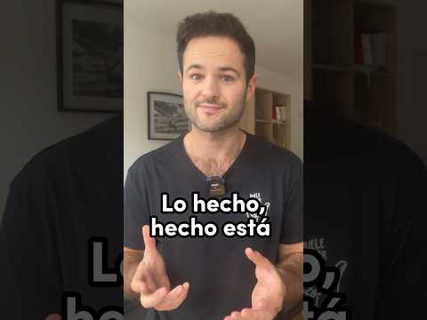 ¿Cómo se dice LO HECHO HECHO ESTÁ en inglés? #aprenderingles #ingles #inglesonline #inglesfacil