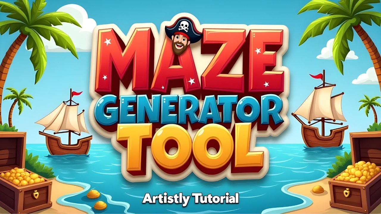 Maze Generator Tool – Artistly Tutorial