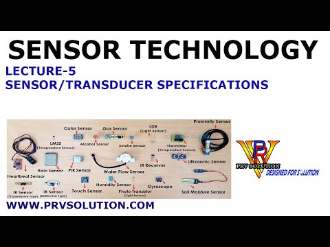 SENSOR/TRANSDUCER SPECIFICATIONS | SENSOR TECHNOLOGY |