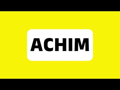 How to Pronounce Achim (Biblical Figure, Ancestor of Jesus) Correctly