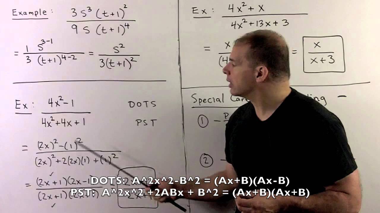BCA5.1.  Simplifying Rational Expressions