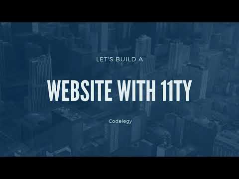 Build a website with the static site generator: Eleventy