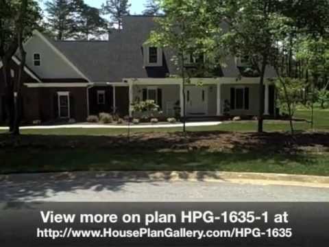 Farmhouse House Plan - HPG-1635-1 by House Plan Gallery