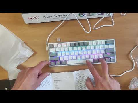 Redragon RD-S131 Dynamic Gaming Duo – Bedraad 60% mechanisch toetsenbord + Gaming muis  Red Switches