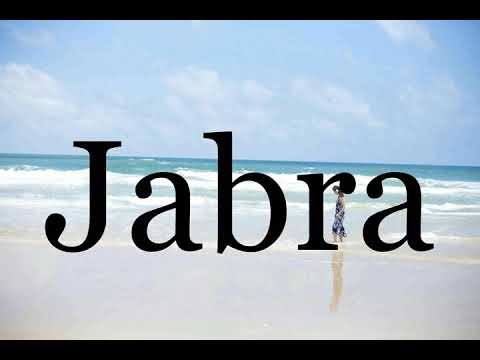 How To Pronounce Jabra🌈🌈🌈🌈🌈🌈Pronunciation Of Jabra