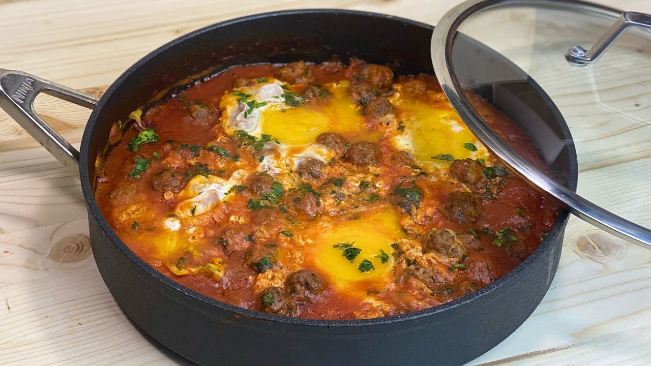 PAN-Minced MEATBALL TAJINE🍳
