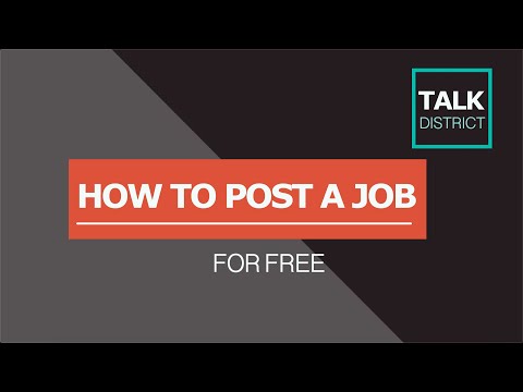 How To Post a Job for Free? TOP #5