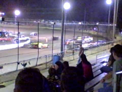 Volusia Speedway Park Late Model Crash 10/24/09