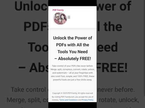 import any website to PDF, convert Html to PDF, #pdftools #pdftoword #pdftopng @PDF-Family