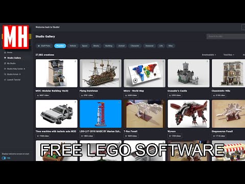 LEGO Building Software, 100% FREE ( Includes an Instruction maker for your build )