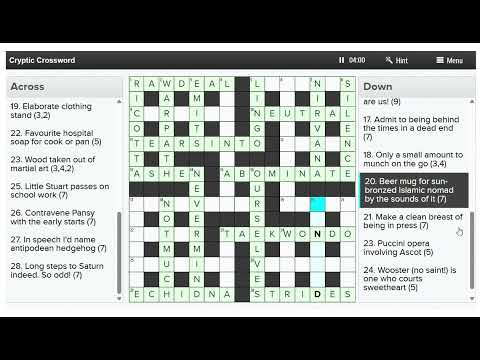 Lovatts Daily Cryptic Crossword - 23 June, 2025 #crypticcrossword #crossword #classicpuzzles