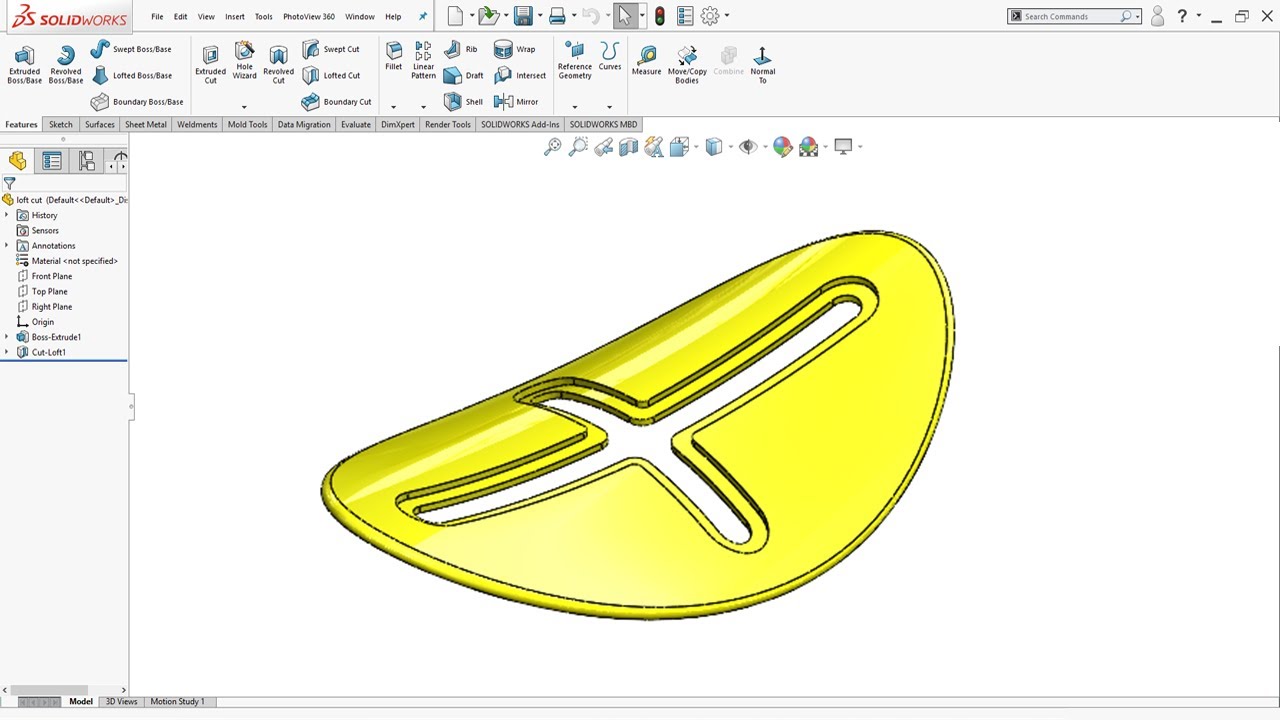 SolidWorks Surface Tutorials | Advanced Surface Modeling