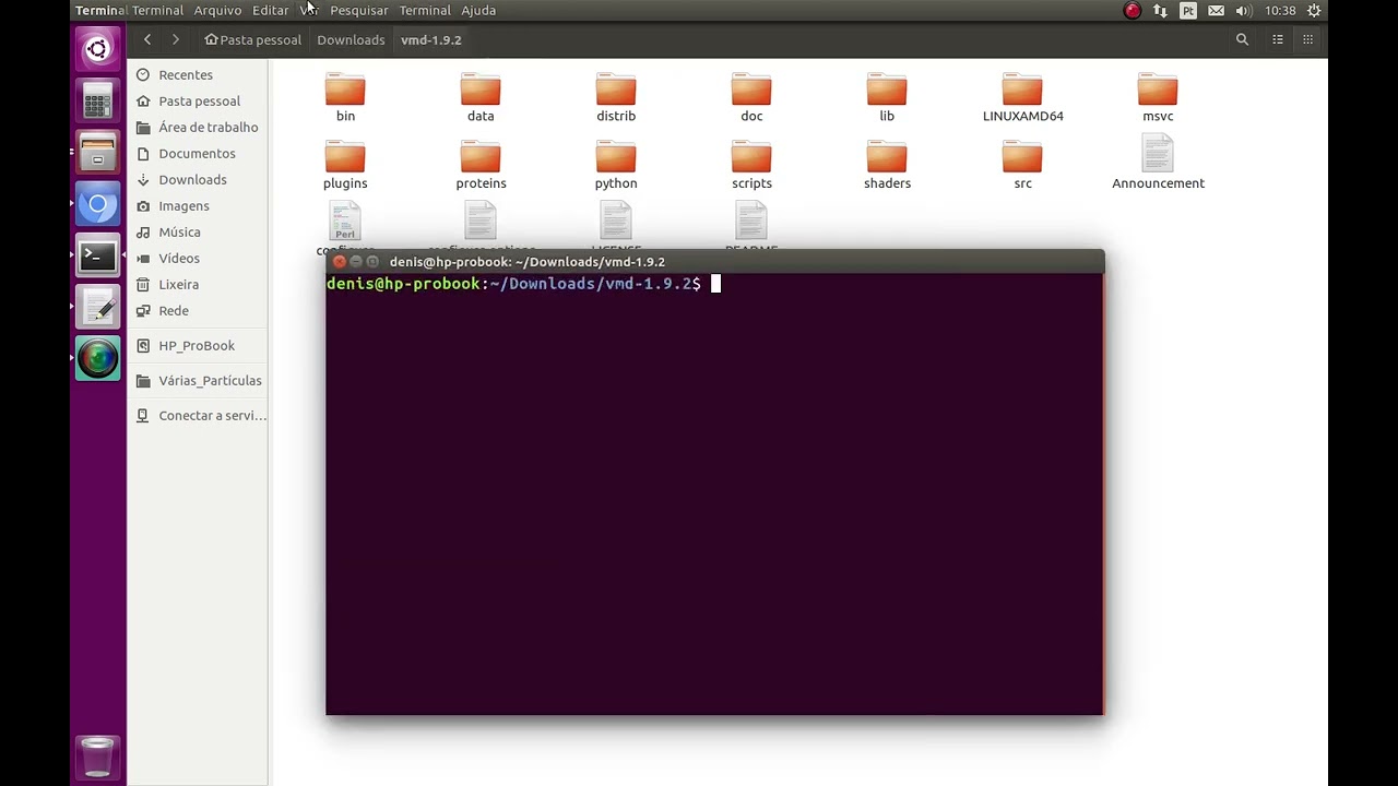 Install Visual Molecular Dynamics (VMD) in Linux