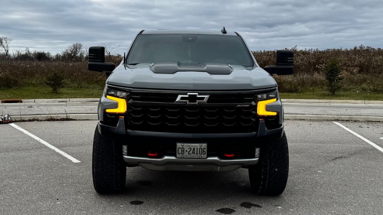 Chevrolet Silverado ZR2 Amber DRL Install