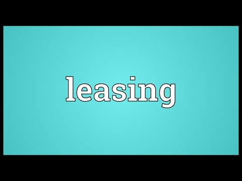 Leasing Meaning