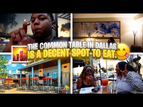THE COMMON TABLE IN DALLAS A COOL SPOT TO VISIT IN FRISCO TX | ENJOY THE VIBES AND DRINKS🥂😅