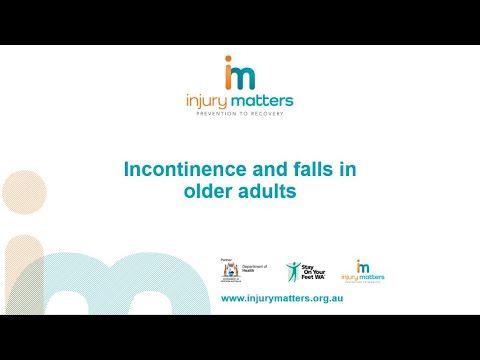 Incontinence and Falls in older adults webinar