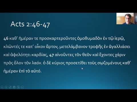 9. Acts 2:46-47 Greek