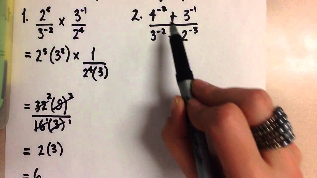 Evaluating Integer Exponents