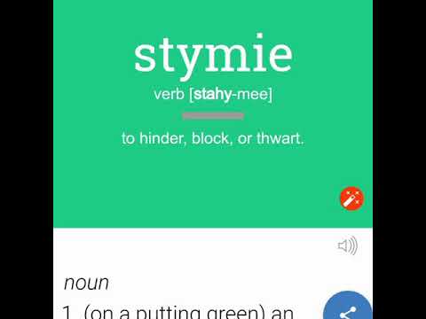 #word_of_today: stymie