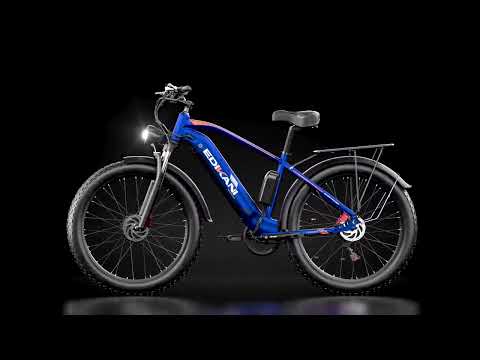 EDIKANI Electric Bike with Disk Brakes