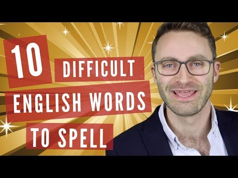 10 Difficult English Words To Spell | SPELLING BEE PARODY