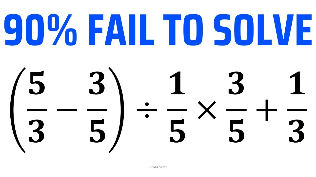 90% Fail to Solve this Correctly! | Solve this Simple Expression