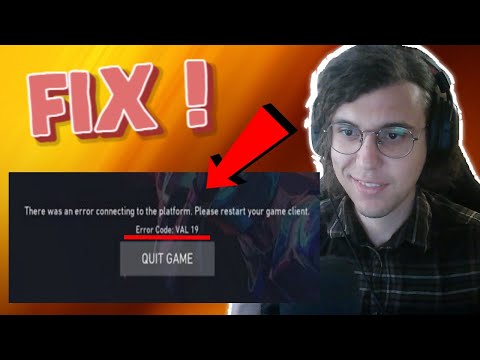 How To Fix Error Code : VAL 19 In Valorant