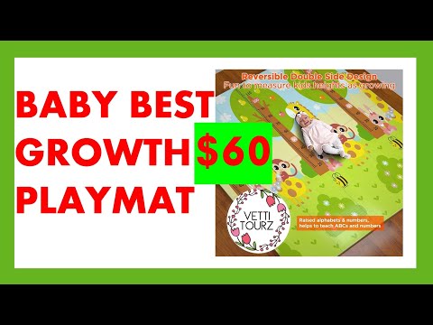 Baby Best Growth PLAYMAT REVIEW $60 | GIMARS | AMAZON | Vetti Tourz