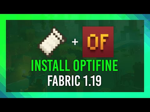 Install OptiFabric in Fabric 1.19+ (OptiFine + Fabric)