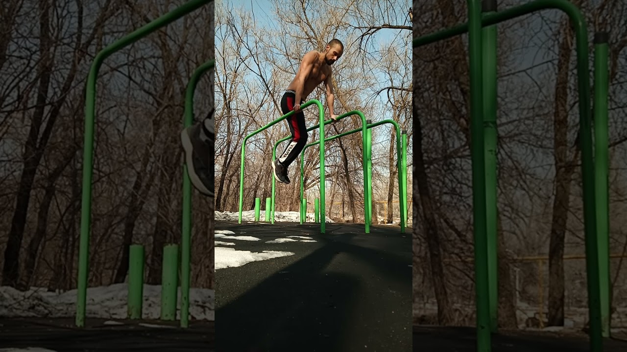 Three-minute #warmingup routine on parallel bars #M40R