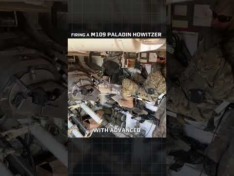 M109 Paladin 155 mm Howitzer Live Fire Exercise