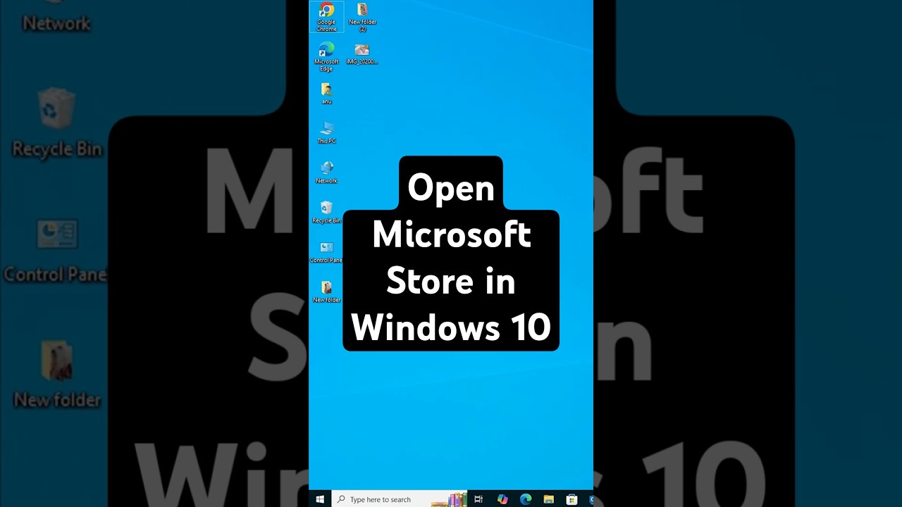 Open Microsoft Store in Windows 10 PC or Laptop