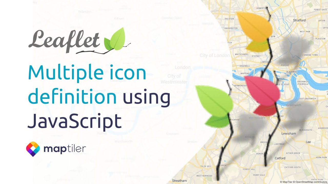 Leaflet Tutorial 4: Multiple icon definition using JavaScript