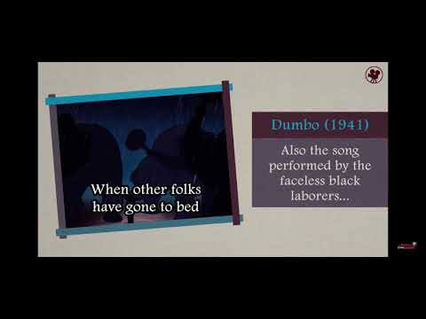 Racist deleted Dumbo scene - song performed by faceless black laborers (deleted scene) #shorts