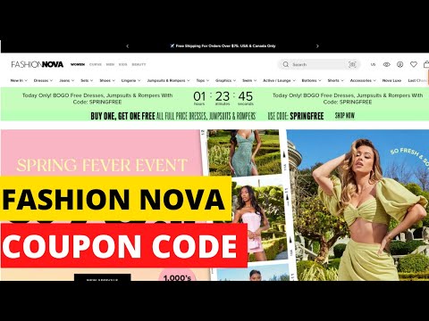 Fashion Nova Coupon Code 2023 | Fashion Nova Discount Code 50 Off | 10% Off, 20% Off