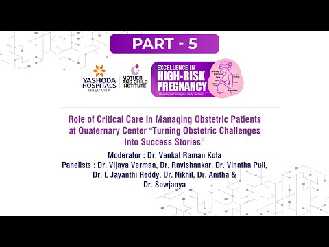 Panel Discussion Part-5: Critical Obstetric Emergencies by Dr. Venkat | High-Risk Pregnancy CME