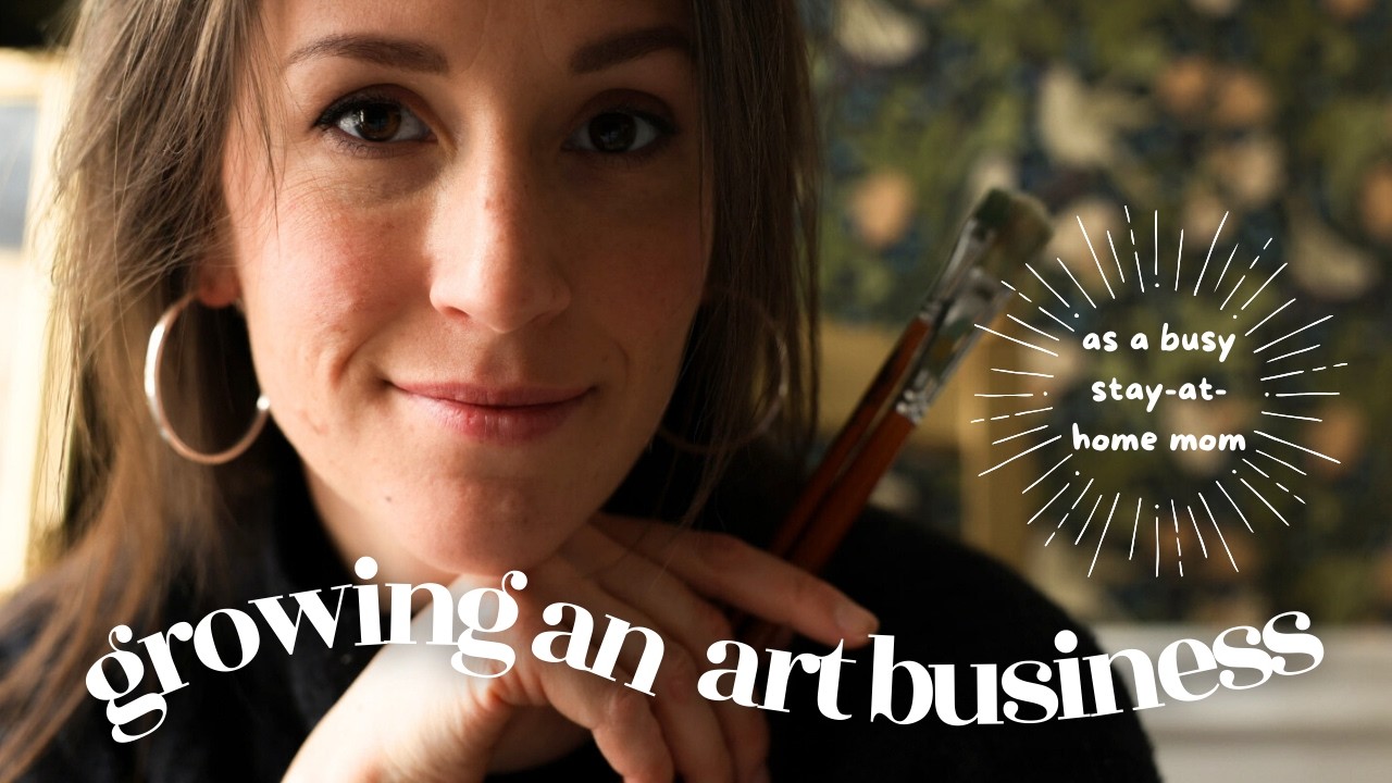 Making Time For Art | Tips from an Artist and Stay-At-Home Mom #artbiz