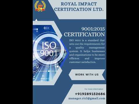 Iso9001:2015 quality management system #QMS #iso9001:2015 #royalimpactcertificationltd 9289152686