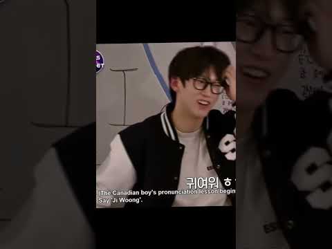 Not jongwoo give lesson to matthew how to pronounce “ji woong”🤣#boysplanet #zerobaseone #kimjiwoong